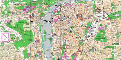 Praga mapa Mapas de Praga (Bohemia - república checa) - Atracciones
