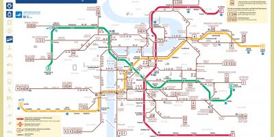 Praga mapa Mapas de Praga (Bohemia - república checa) - Metro